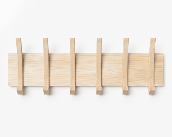 ALEXINA - Mid-century wall mount coat rack made of maple – Pantoufle ...